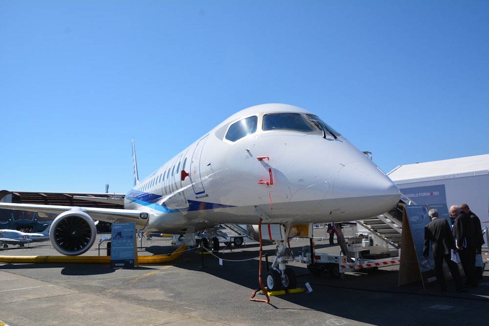 Europa-Debüt des Mitsubishi Regional Jet MRJ - Aerobuzz.de
