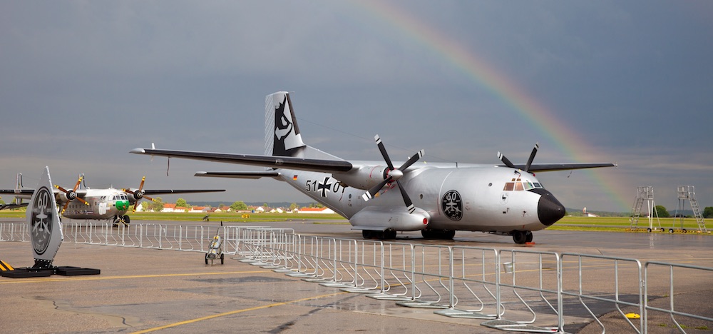 Luftwaffe präsentiert C-160 Transall in Abschiedslackierung - Aerobuzz.de