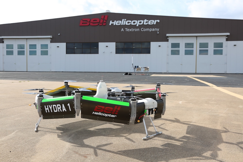 Bell erprobt neue Antriebskonzepte mit Experimentaldrohne HYDRA ...