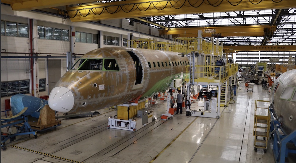 Endmontage der ersten E175-E2 hat begonnen - Aerobuzz.de