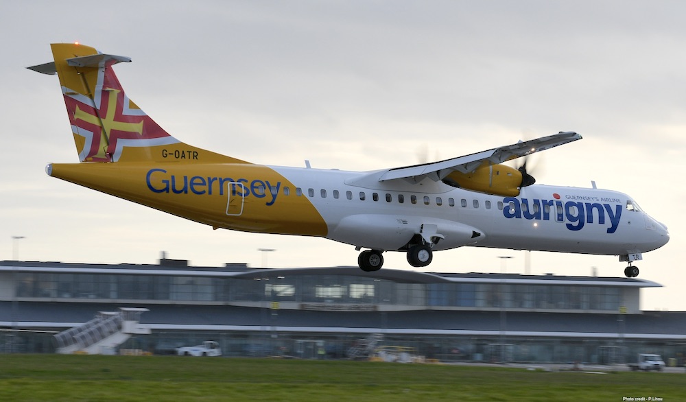 Aurigny hat die erste ATR mit ClearVision übernommen - Aerobuzz.de