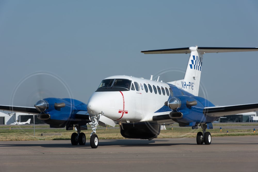 Eine Beechcraft King Air 350ER für die Polizei von Victoria - Aerobuzz.de