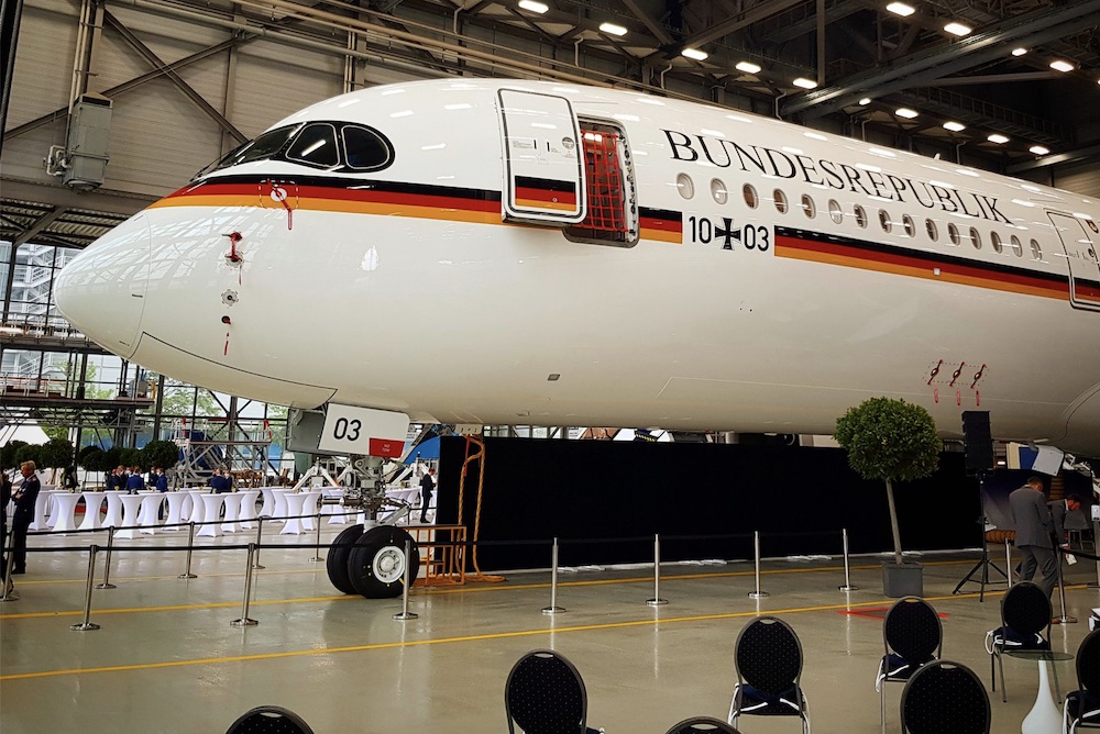 Airbus A350 der Luftwaffe ist in Los Angeles gelandet - Aerobuzz.de