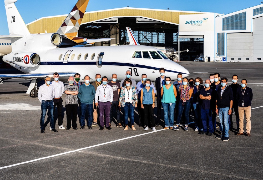 Die Aéronavale hat die SAR-Fähigkeiten der Falcon 50M verbessert ...