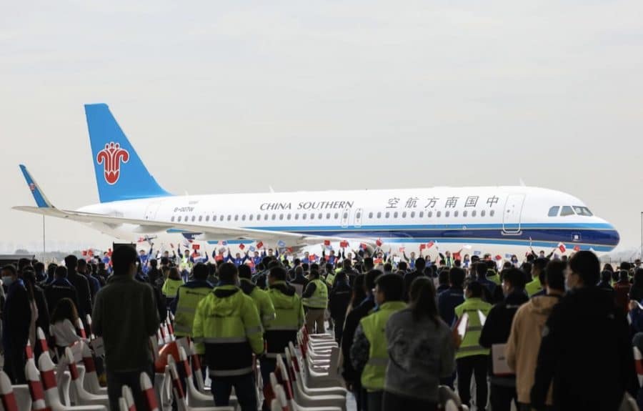Airbus hat den 500. Airbus A320 aus Tianjin übergeben - Aerobuzz.de
