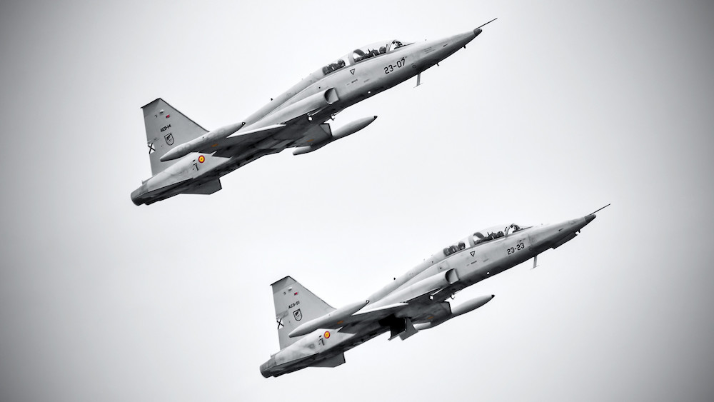 Die F-5 steht seit 50 Jahren im Dienst der Ejercito del Aire - Aerobuzz.de