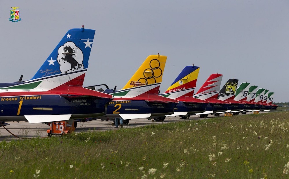 Frecce Tricolori feiert 60-jähriges Bestehen - Aerobuzz.de