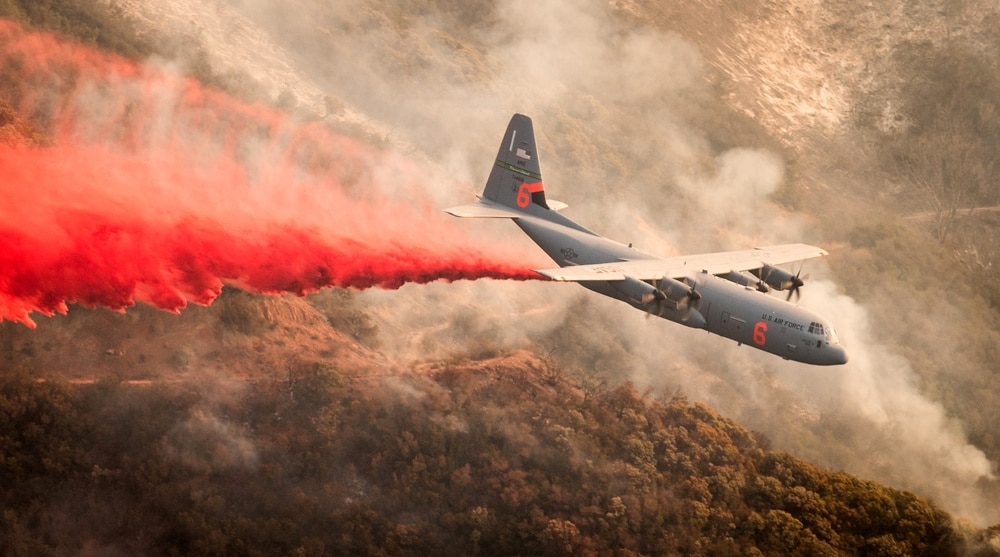 Geschäftige Waldbrandsaison für die C-130 der Air National Guard ...
