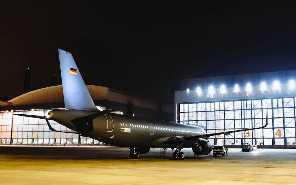 LH Technik hat die erste A321LR für die Luftwaffe in Empfang genommen ...