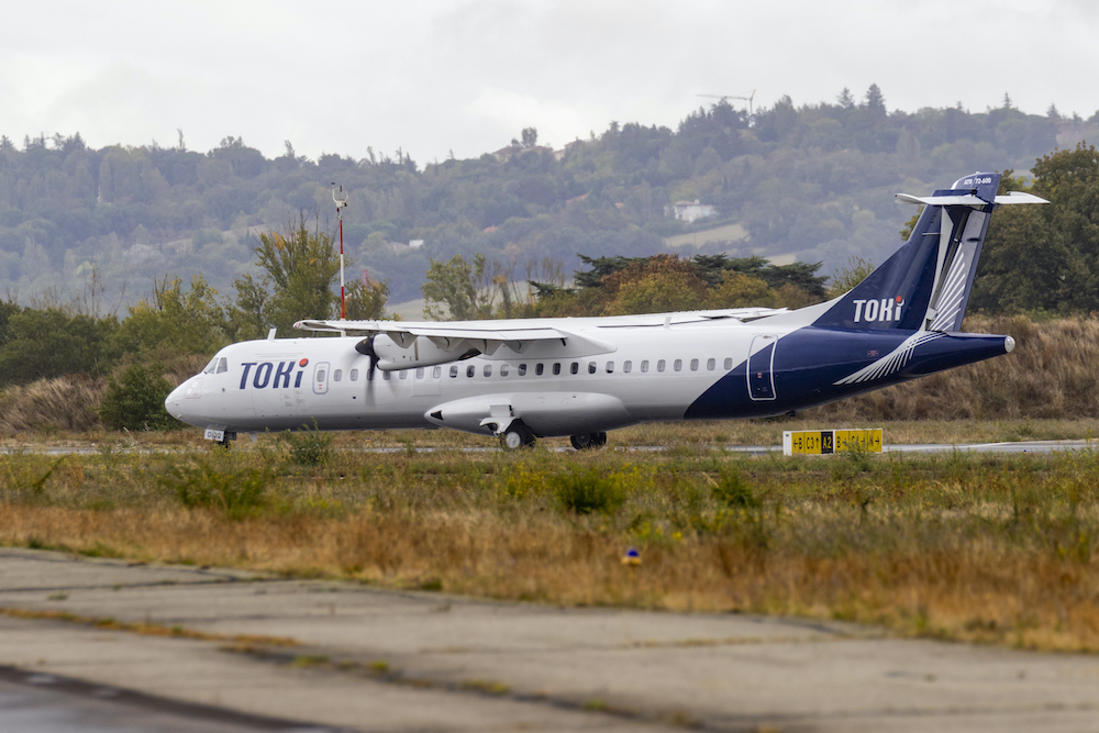Start-up-Airline Toki Air hat ihre erste ATR 72-600 übernommen - Aerobuzz.de