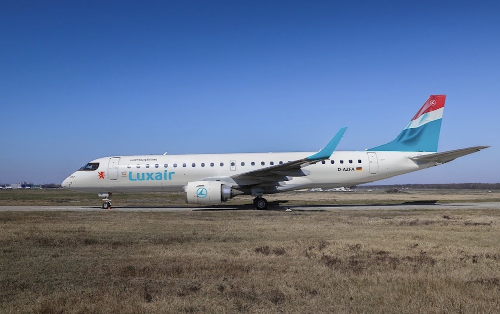 German Airways fliegt 2023 mit zwei Embraer 190 für die Luxair ...