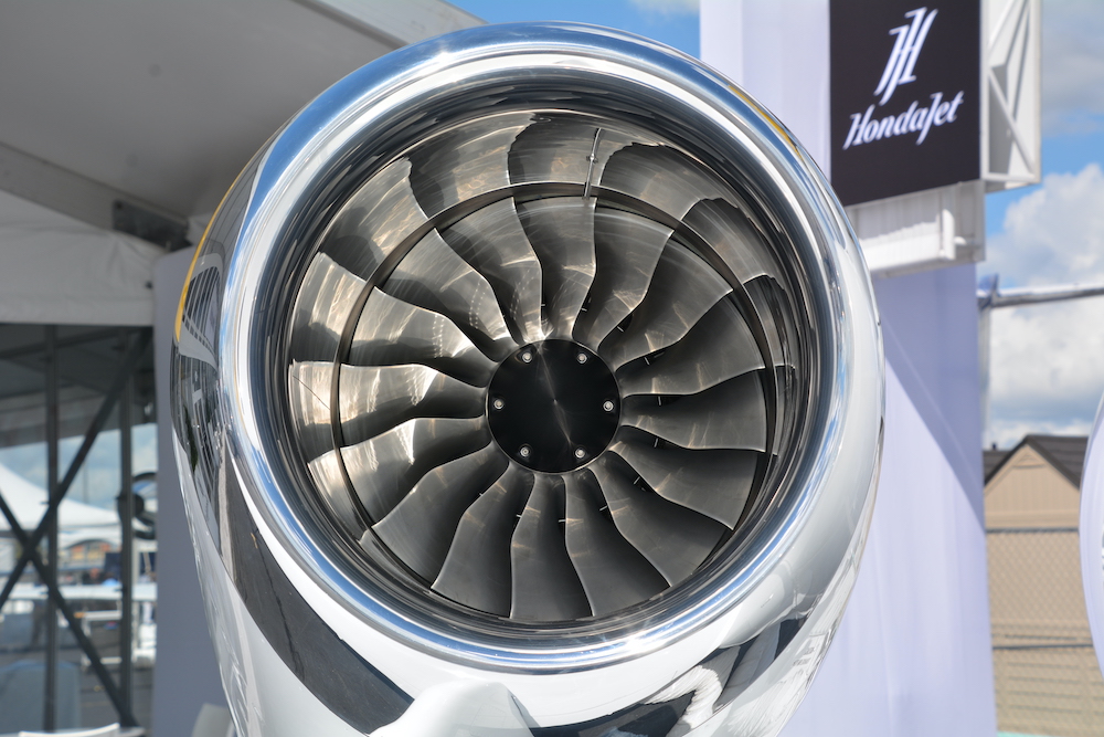 GE Honda Aero Engines hat das HF120 mit reinem SAF getestet - Aerobuzz.de