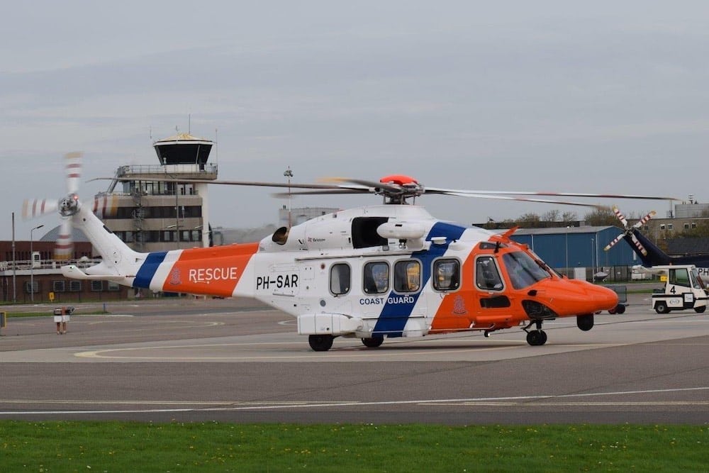 Die beiden AW189 für die Kustwacht sind in Den Helder gelandet ...