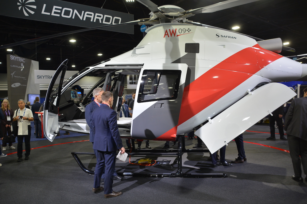 Leonardo strebt die AW09-Zulassung für die zweite Jahreshälfte 2024 an ...