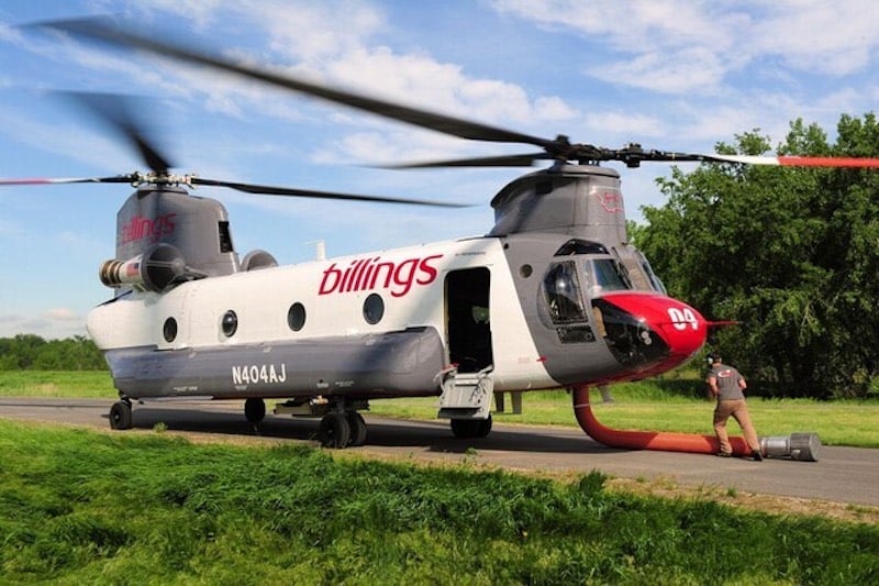 CH-47D der KLu landen bei Billings Flying Services in den USA - Aerobuzz.de