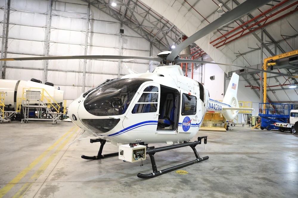 NASA-Forscher testen ihren AIRVUE-Pod an einer H135 - Aerobuzz.de