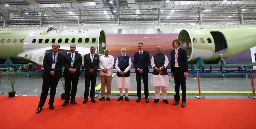 Airbus und Tata nehmen das C295-Werk in Indien offiziell in Betrieb ...