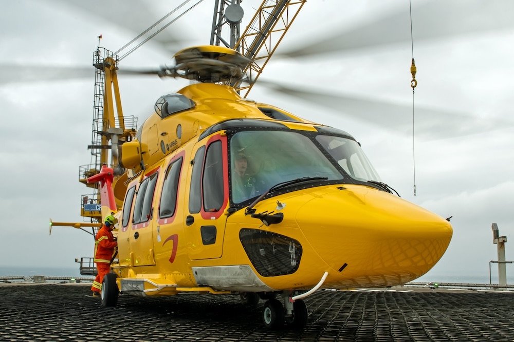 H175 der NHV im Offshore-Einsatz über der Nordsee - Aerobuzz.de
