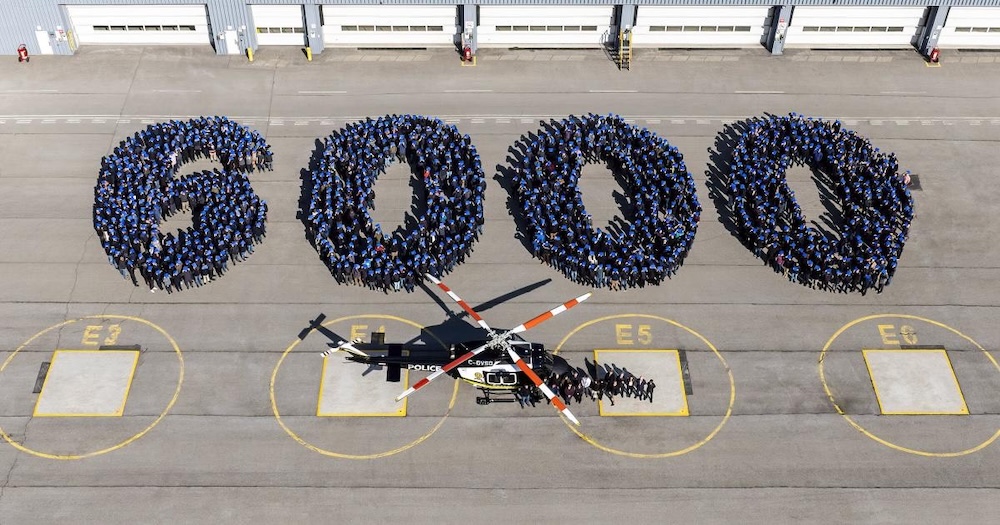 Bell hat den 6.000. Hubschrauber aus Mirabel ausgeliefert - Aerobuzz.de